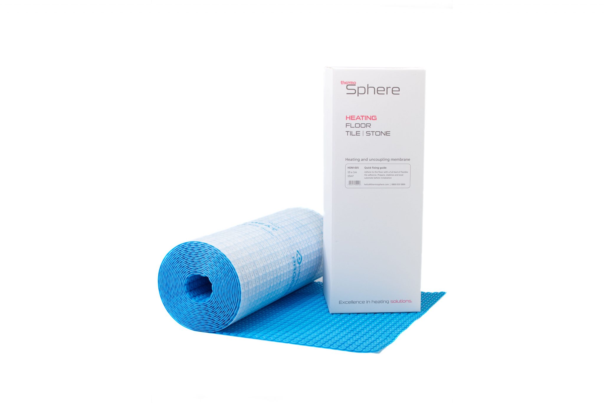 ThermoSphere Decoupling Membrane 15 sqm - diverse heating