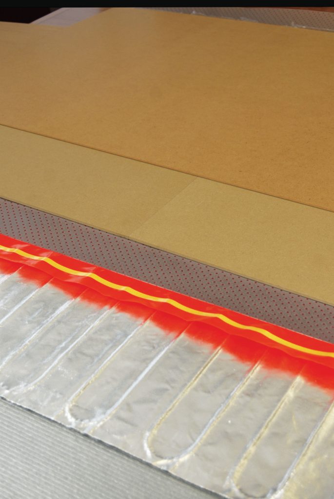 ThermoSphere Heating Foil HDF Overlay Board - diverse heating